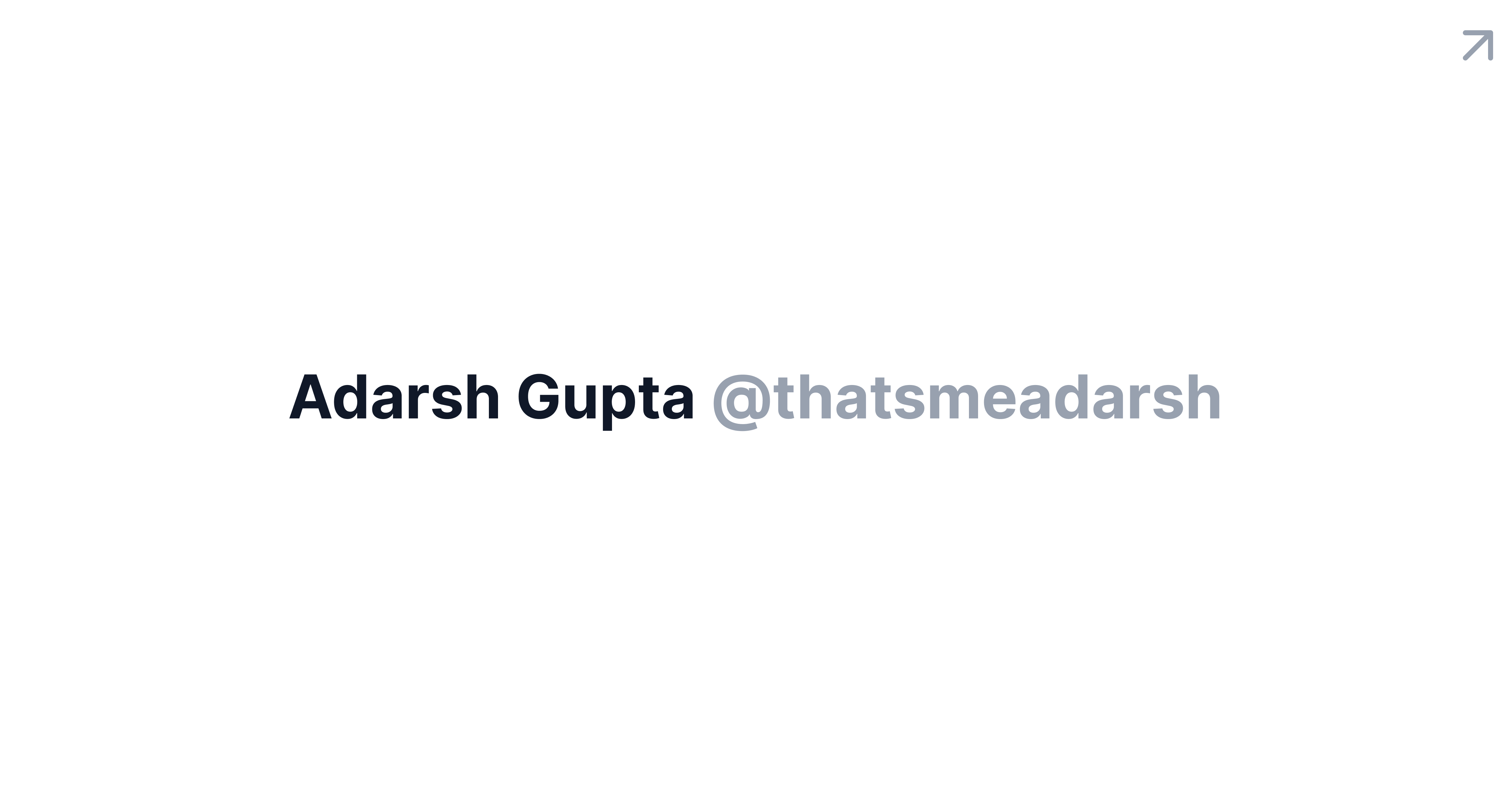 Adarsh Gupta